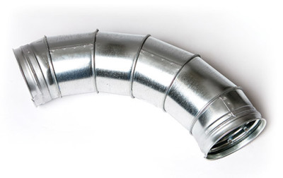 INDUSTRIAL CLAMP TOGETHER DUST COLLECTION DUCTWORK — LR SEGMENTED ELBOW ...