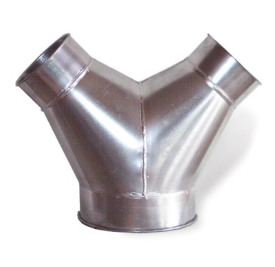 INDUSTRIAL CLAMP TOGETHER DUST COLLECTION DUCTWORK — Y BRANCHES ...